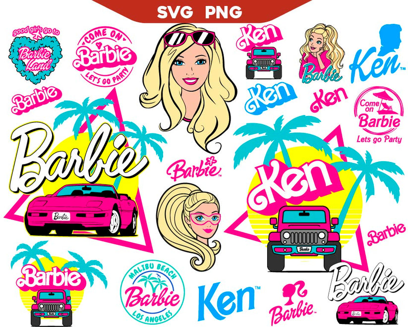 Barbie Malibu Svg Bundle, Barbie Jeep Svg Png – AlyzKids