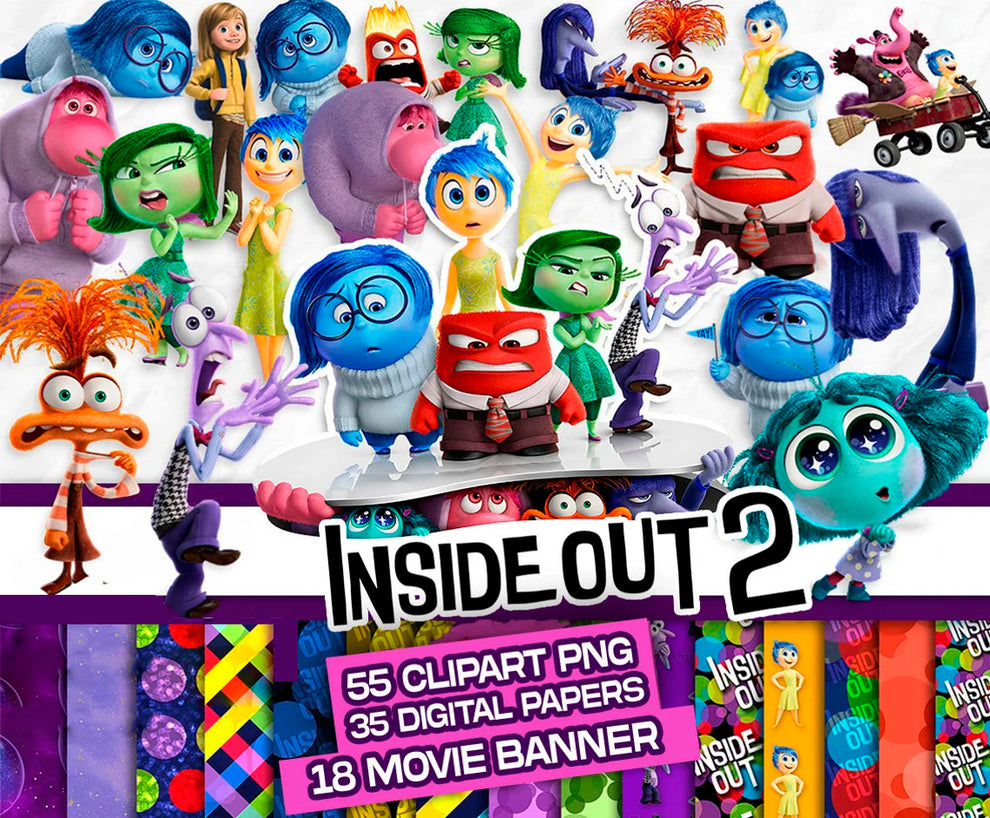 Mega Bundle Inside Out Png, Emotions Mental Health Png – AlyzKids