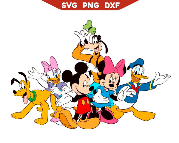 Mickey Family Trip Svg Png, Mickey Family Friends Svg – AlyzKids