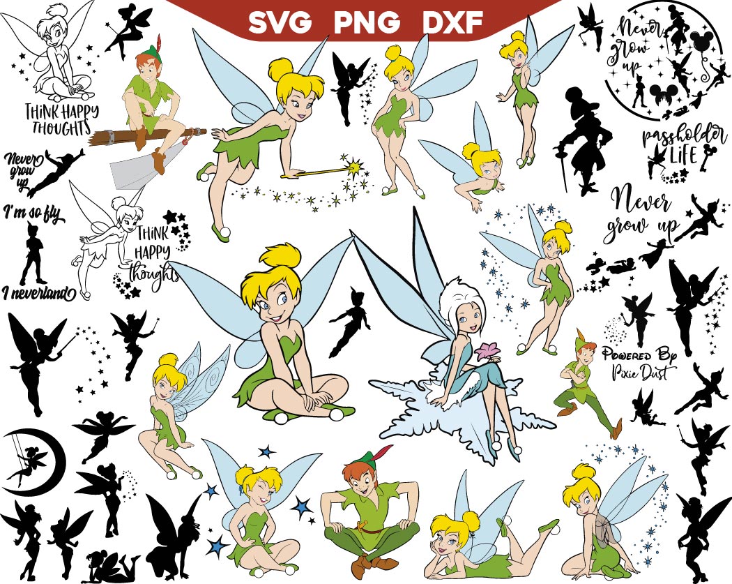 Princess Tinker Bell Svg Bundle – AlyzKids
