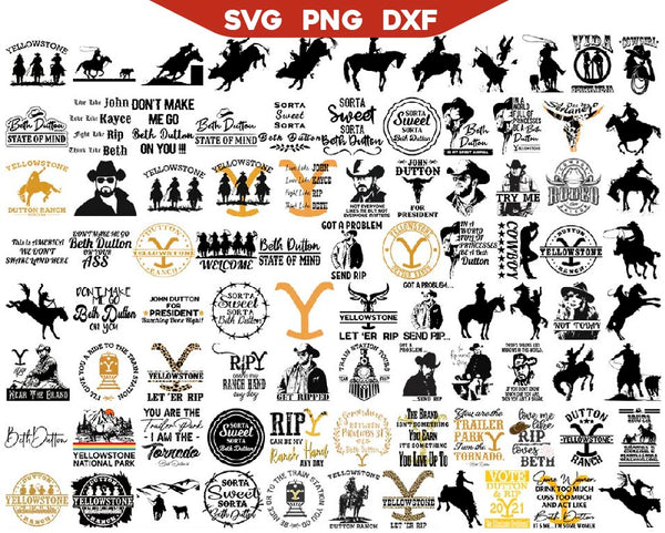 Yellowstone TV Show Svg Bundle – AlyzKids